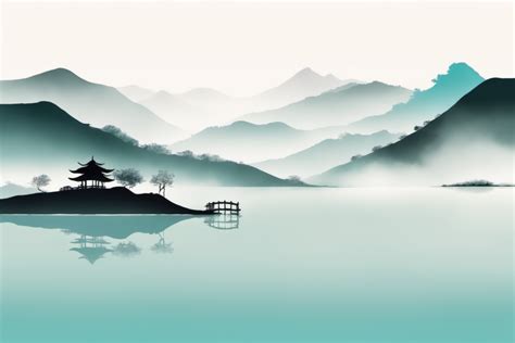 水墨山水画素材 水墨山水画模板 水墨山水画图片免费下载 设图网
