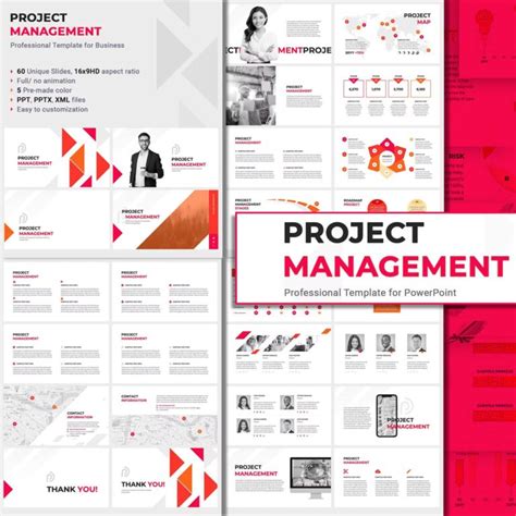 Project Management Dashboard Powerpoint Template MasterBundles