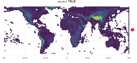 R Terraextract Leads To Artifacts At Map Boundary Date Line Stack Overflow