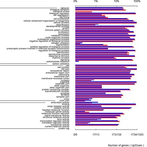 Transcriptome Sequence Length Distribution For All Unigenes From Male