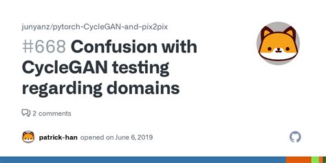 Confusion With CycleGAN Testing Regarding Domains Issue Junyanz Pytorch CycleGAN And