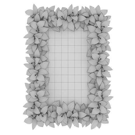 Mcqueen Rectangular Wall Light Mirror 3d Model Turbosquid 1940303