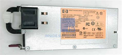 HSTNS-PL18 - HP 750W HOT SWAP POWER SUPPLY - Inside Systems A/S