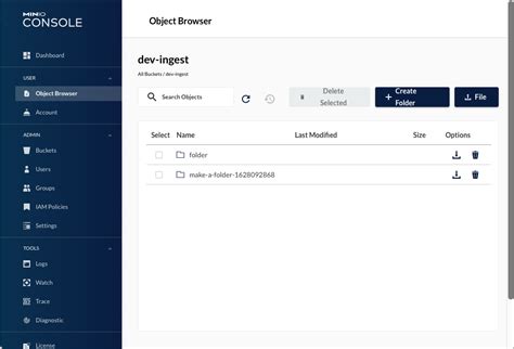 Minio Console Treating Empty Folder As A File Issue Minio