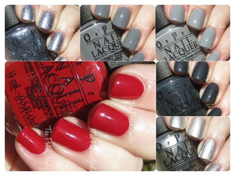OPI Fifty Shades Of Grey Collection Swatches Review The PolishAholic Bloglovin