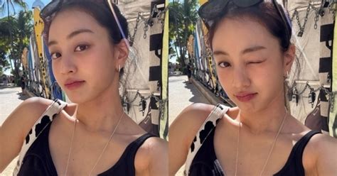 트와이스 지효 구릿빛 피부 아찔한 볼륨감…하와이서 섹시美 폭발