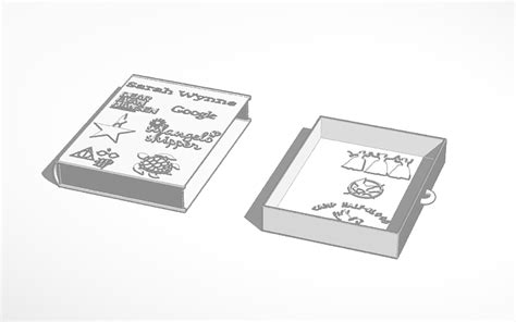 3d Design Final Project Book Tinkercad