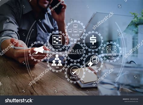 Project Management Diagram Cost Time Scope Stock Photo Edit Now 1085405438