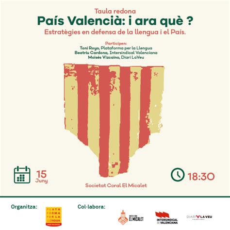 Plataforma per la Llengua traça les estratègies per defensar el valencià davant del proper
