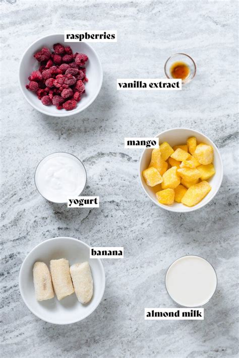 Raspberry Mango Smoothie The Healthful Ideas