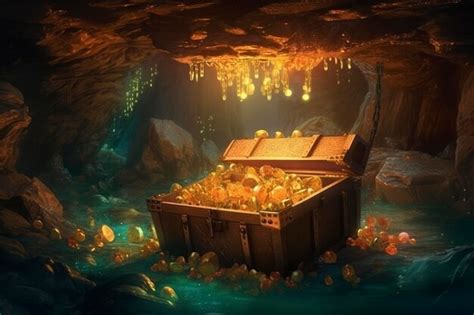 Premium Ai Image Generative Ai Illustration Of Pirates Treasure Chest