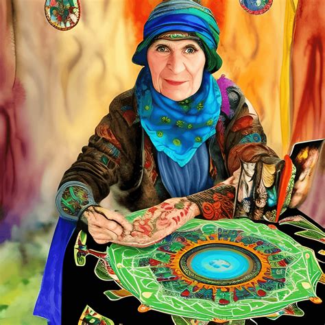 Gypsy Lady Bandana Graphic · Creative Fabrica
