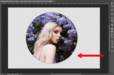 How To Crop Image In Circle Shape With Photoshop
