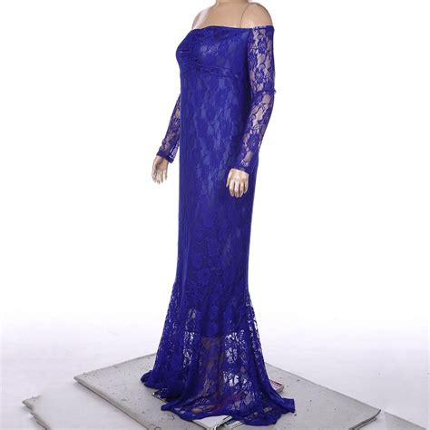 Fashion Maternity Dress For Photo Shoot Maxi Maternity Gown
