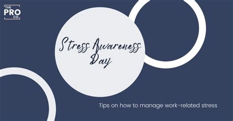 The Productive Co On Linkedin Nationalstressawarenessday