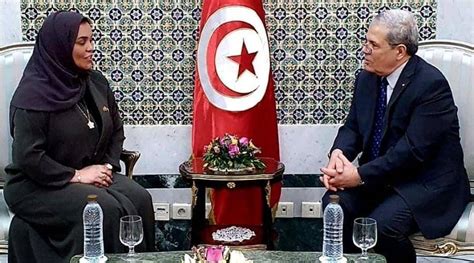 سفيرة الإمارات تقدم نسخة من أوراق اعتمادها إلى وزير خارجية تونس صحيفة