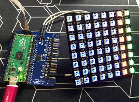 Rp2040 With Pio And Dma To Address Ws2812b Leds Mcu On Eclipse