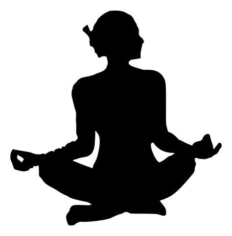 Yoga Pose Silhouette At Getdrawings Free Download