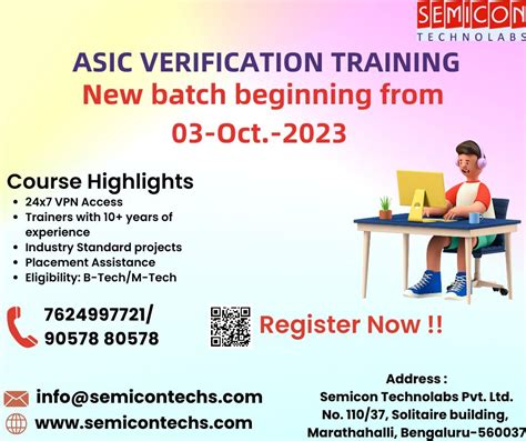 semicon technolabs vlsi trainings on linkedin asicverification