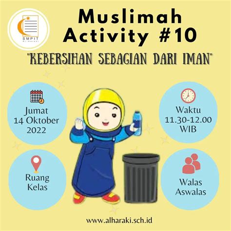 Muslimah Activity 10: Kebersihan Sebagian dari Iman - SIT Al Haraki ...