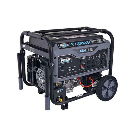 Pulsar G12kbn 12000w Portable Dual Fuel Propanegas Generator