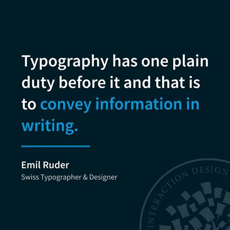 The Interaction Design Foundation Auf Linkedin Typography Design