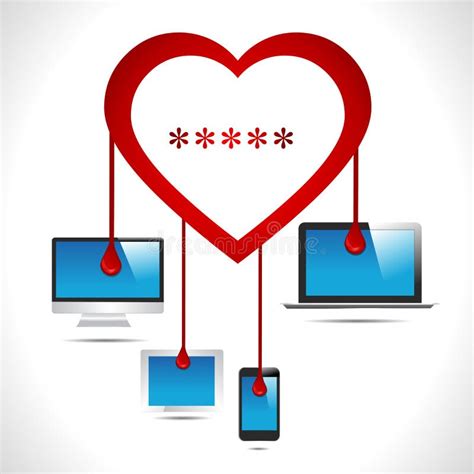 Heartbleed Bug Virus Heart Bleed Bug With Computer Tab Mobile Laptop