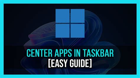 How To Center Taskbar Icons Windows Quick Guide YouTube