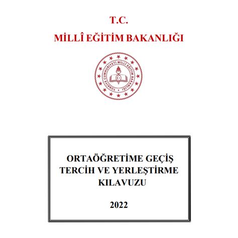 LGS 2022 TERCİH KILAVUZU YAYINLANDI