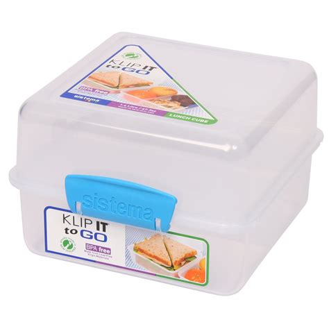 Rubbermaid Sistema Lunch Cube Food Container Pack
