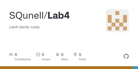 GitHub SQunell Lab4 Lab4 Starter Code