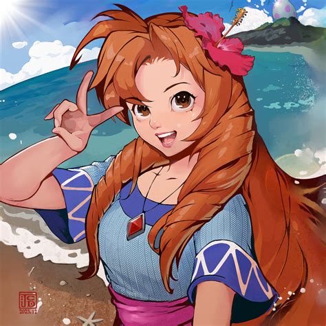 Marin The Legend Of Zelda And 1 More Drawn By Fumezu1 Danbooru