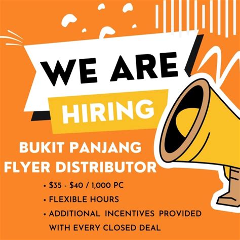 Flyer Distributor Bukit Panjang Jobs Sales Retail And Marketing On