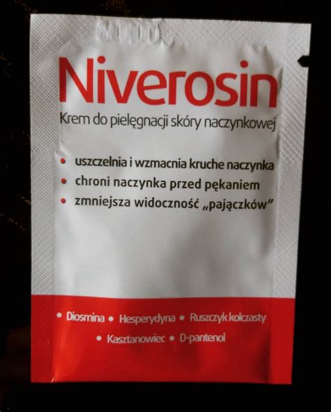 Niverosin krem do pielęgnacji skóry naczynkowej