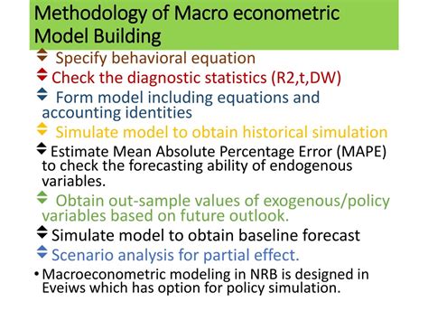 Ppt Macroeconomic Modeling And Forecasting Powerpoint Presentation