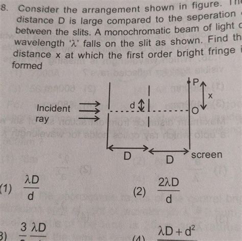 [answered] 8 consider the arrangement shown in figure distance d is