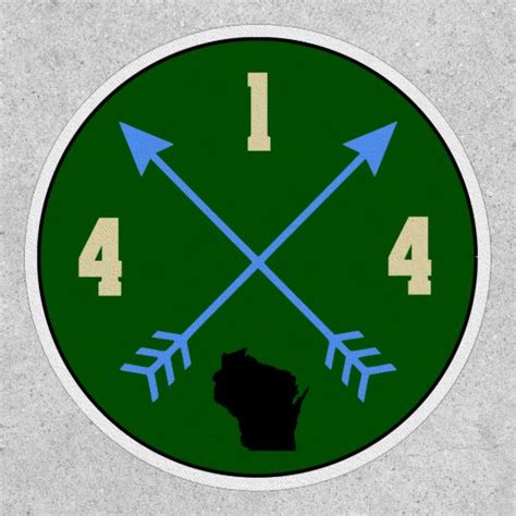 414 Area Code Art Patch