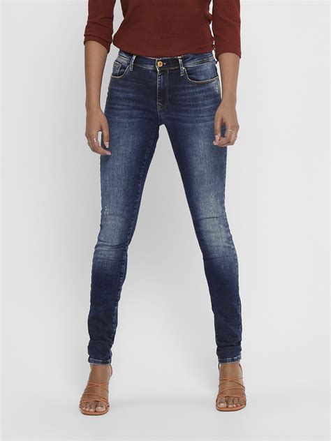 Onlshape Reg Skinny Fit Jeans Dark Blue Only®