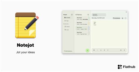 Install Notejot On Linux Flathub