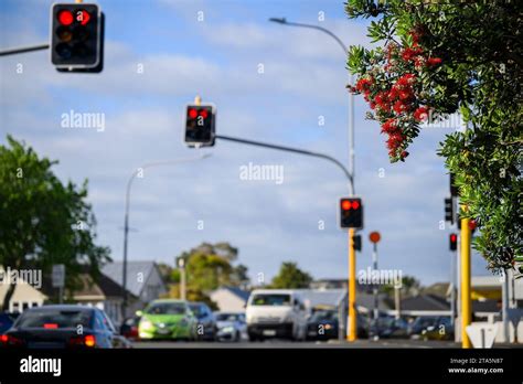 Red Traffic Light Intersection Airdrie Looking Into Red Light Cameras