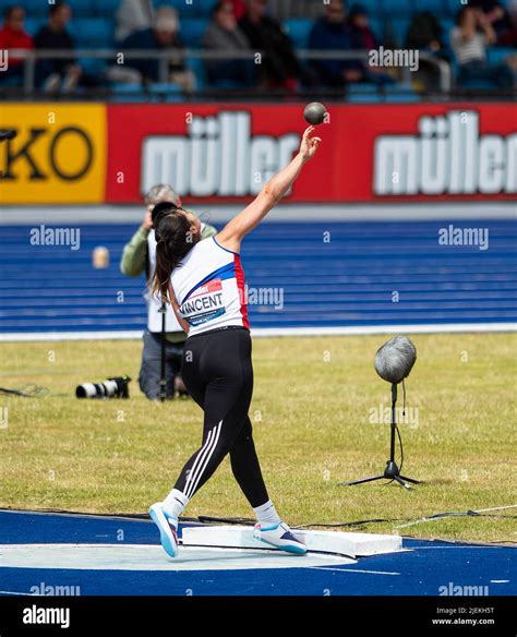26 6 2022 Day 3 Womens Shot Put Final Vincent Serena Of City Of