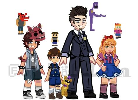 Fnaf Family Afton My Gacha Club Fnaf Fnaf Afton Fnaf Characters