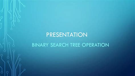 binary search tree operations pdf programming languages computing