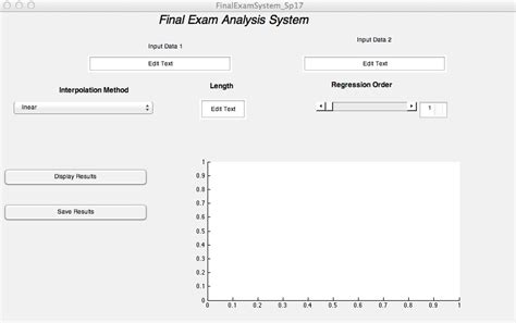 Implement The Following Gui To Compare The Results