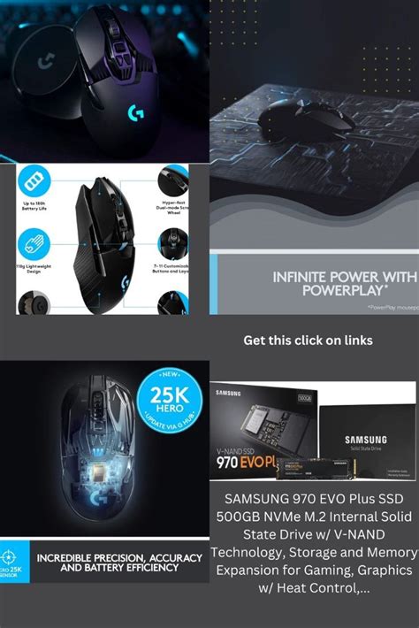 Logitech G903 Lightspeed Wireless Gaming Mouse W Hero 25k Sensor Powerplay Compatible 140