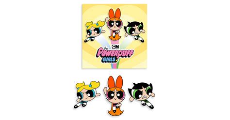 The Powerpuff Girls Enamel 3 Pin Set Mondo Powerpuff Girls S