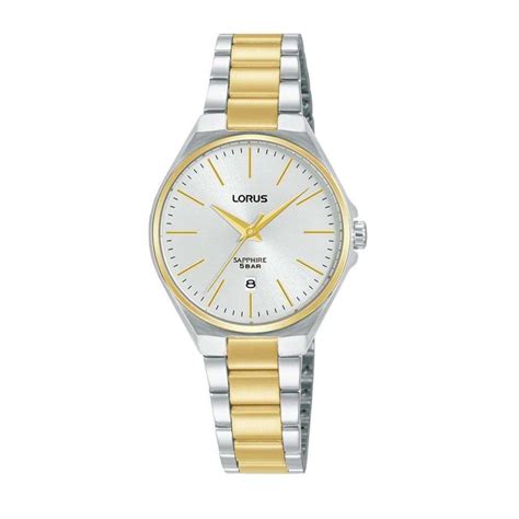 Lorus Womens Gold And Steel Dial Watch Rj270bx9 David Cullen