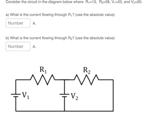 Solved Consider The Circuit In The Diagram Below Where Chegg
