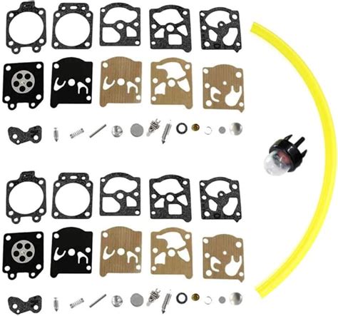 HURI Lot de 2 Kits de réparation 23 pièces pour carburateur Walbro