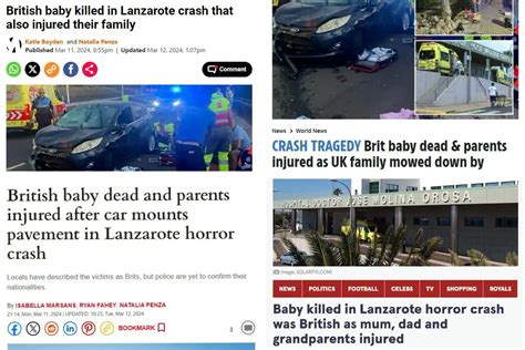 Dram Tico Atropello En Playa Blanca Una Beb Brit Nica Muere Y Seis Personas Resultan Heridas